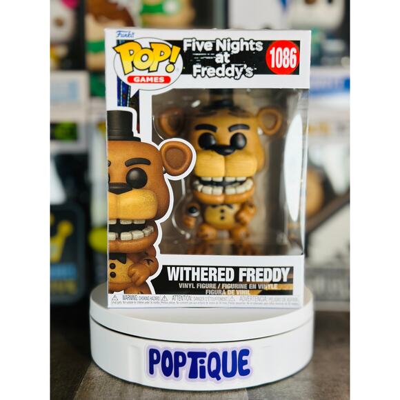 Funko | Toys | Five Nights At Freddys Withered Freddy Funko Pop 86 ...